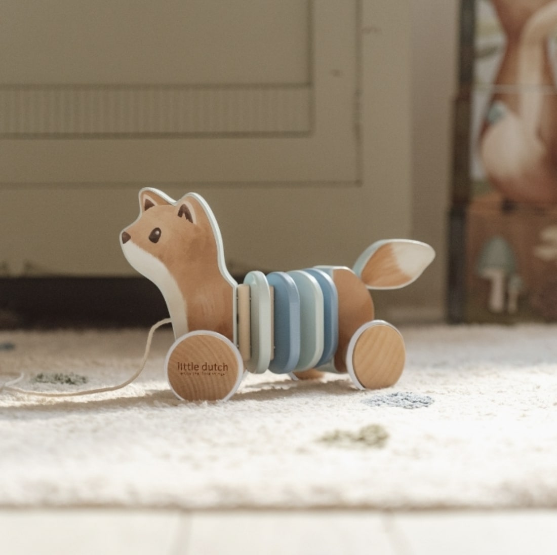 Little Dutch trekdier hout vos - Forest Friends – Ikenmijnmama